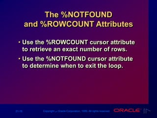 Les21[1]Writing Explicit Cursors | PPT