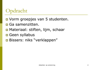 Les 2 (didactisch model) | PPT