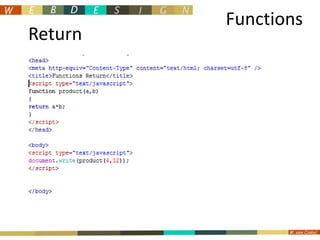Les 2 javascript w2 | PPT