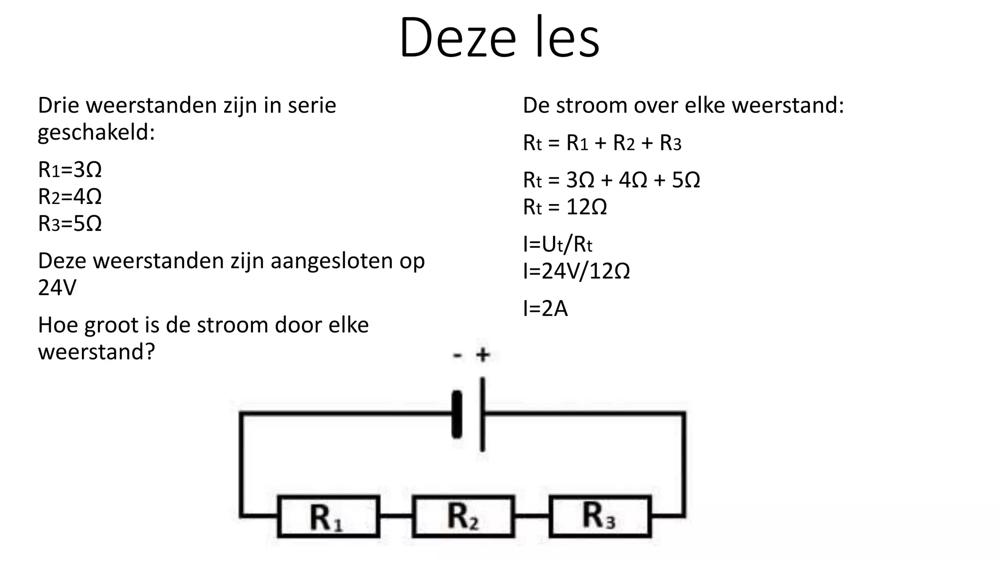 Elektronica Les 3 | PPT