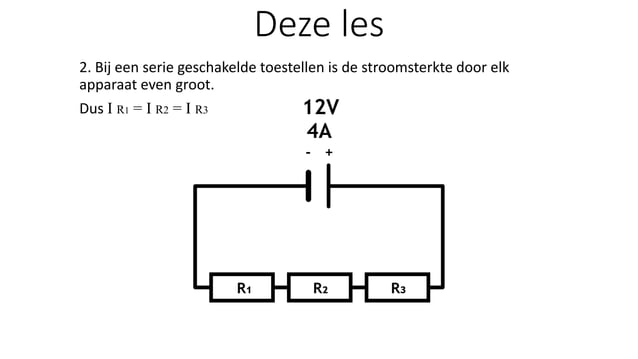 Elektronica Les 3 | PPT
