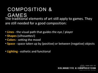 Les 3 game 3 d - silhouette & composition | PPT