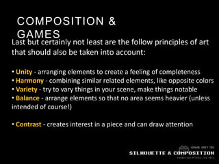 Les 3 game 3 d - silhouette & composition | PPT