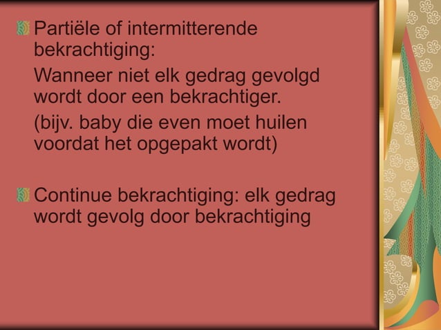 Les 3, conditioneren en leren | PPT