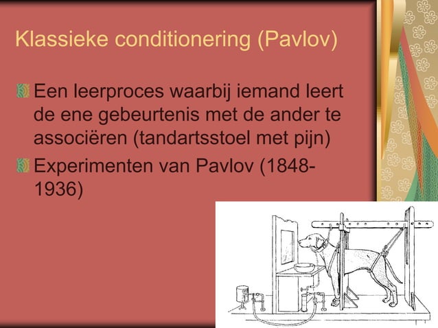 Les 3, conditioneren en leren | PPT