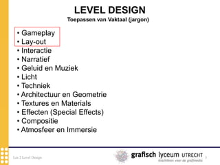 Les 4 Leveldesign 2012 2013 | PPT