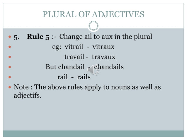 Les adjectifs | PPTX