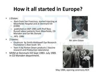 The start of the Botulinum toxin in neurology in France by Dr Marie ...