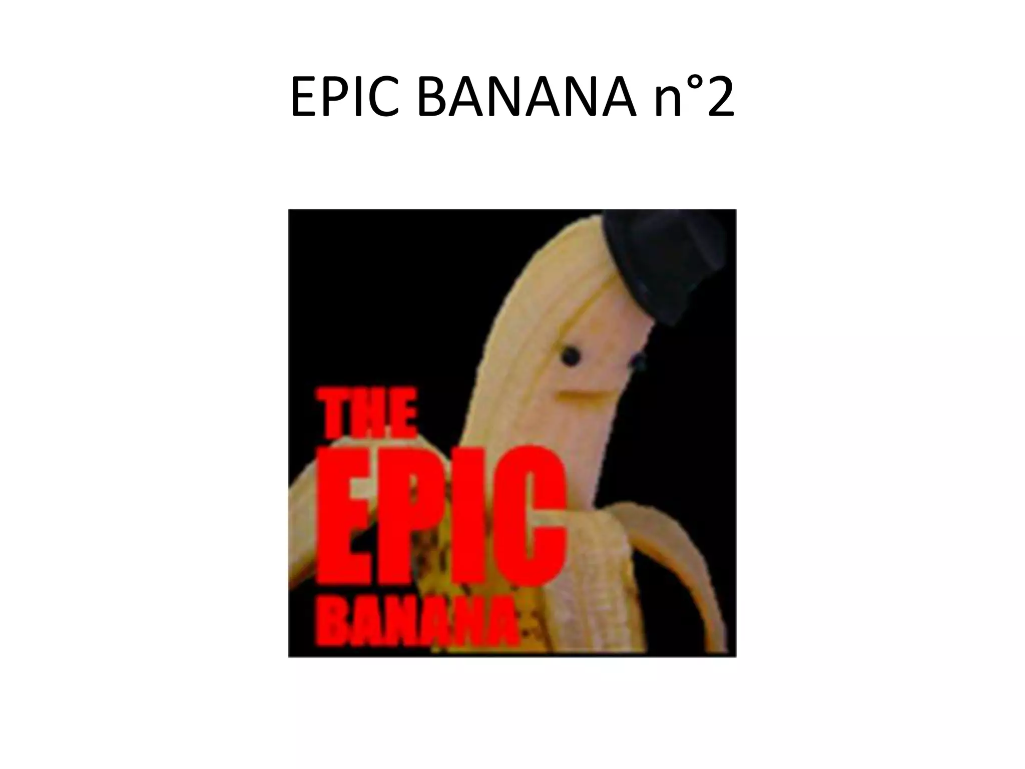 Les bananes c’est cool | PPTX