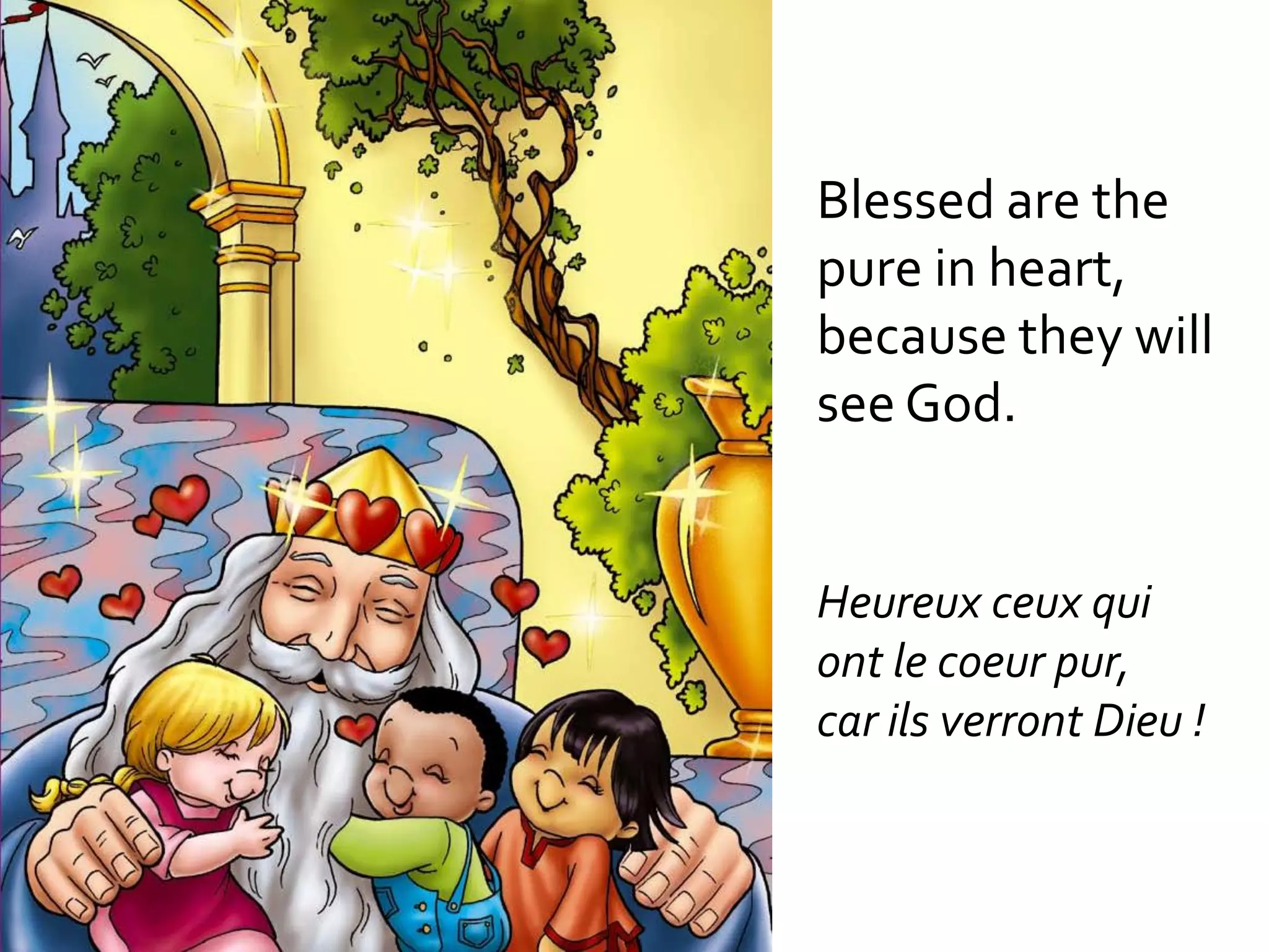 Les béatitudes pour enfants - the beatitudes for children | PDF ...