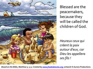 Les béatitudes pour enfants - the beatitudes for children | PDF ...