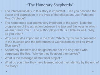 Lesbian and gay literature. | PPTX