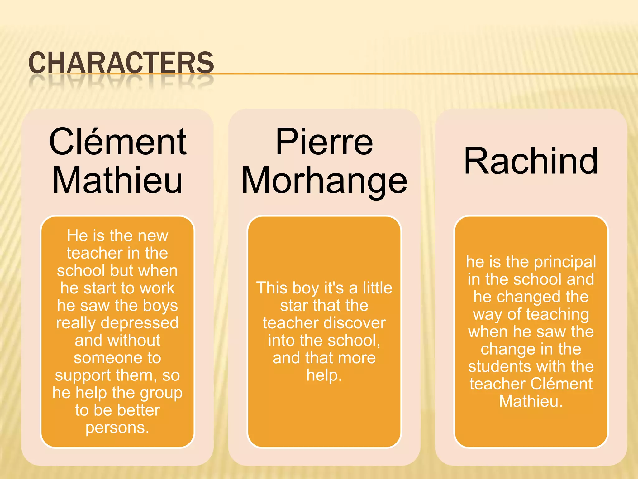 Les choristes | PPTX