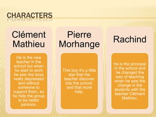 Les Choristes Clement Mathieu