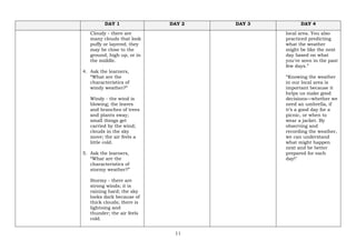 Grade 3 Science Lesson Exemplar on Weather Patterns and Observation | PDF