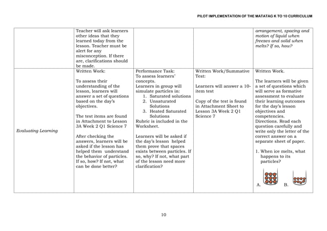 LE_Science7_Q1_week-2_final.pdf Learning Exemplar for science 7 MATATAG curriculum | PDF ...