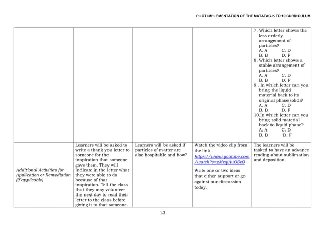 LE_Science7_Q1_week-2_final.pdf Learning Exemplar for science 7 MATATAG curriculum | PDF ...