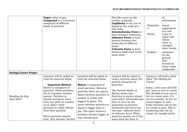 LE_Science7_Q1_week-2_final.pdf Learning Exemplar for science 7 MATATAG curriculum | PDF ...