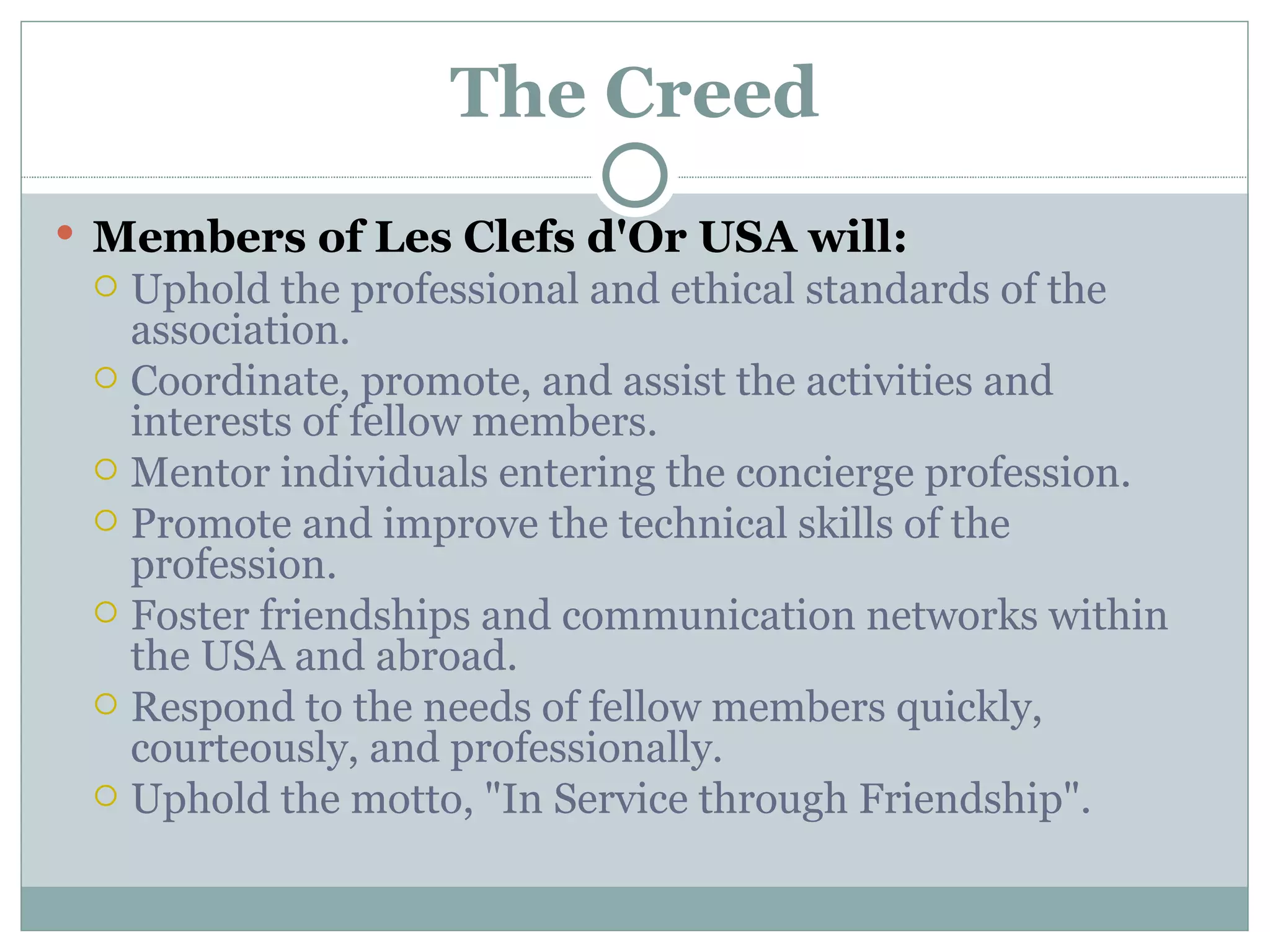 Les clefs d'or | PPT