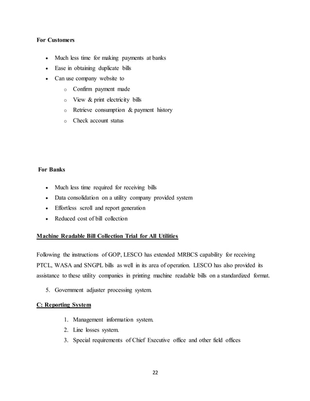 Lesco internship by muhammad talha | DOCX | Business Accounting & Finance | Business