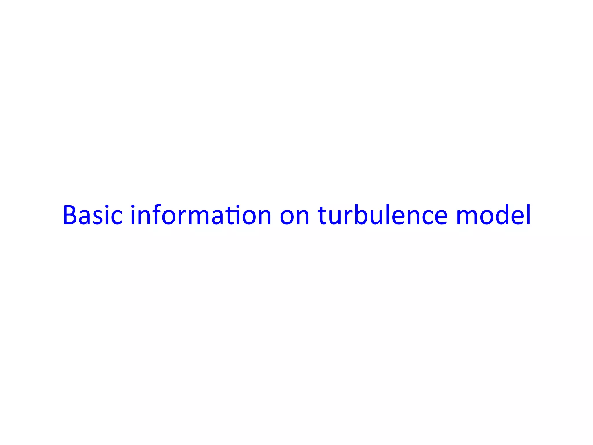 Customization of LES turbulence model in OpenFOAM | PDF