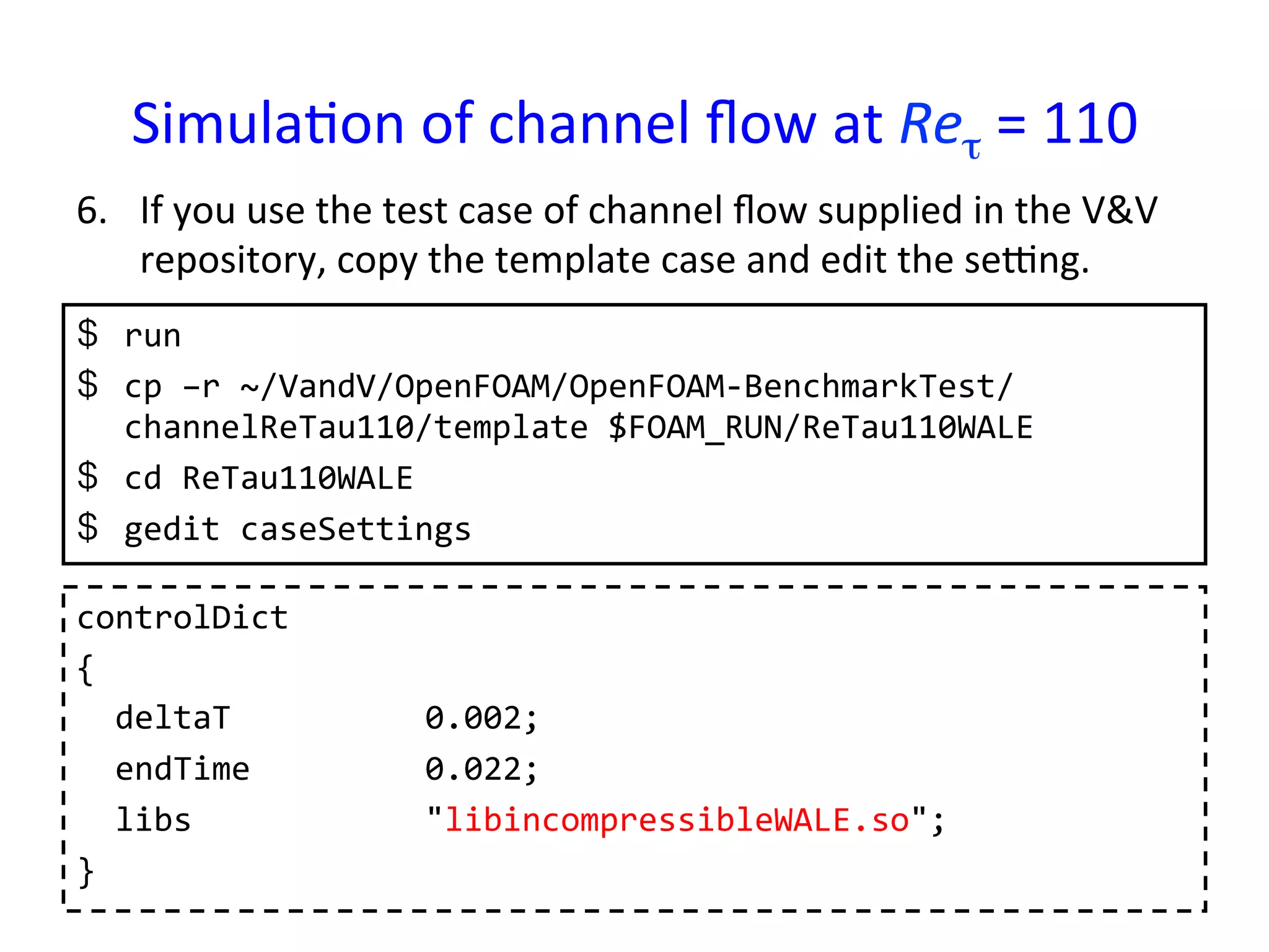 Customization of LES turbulence model in OpenFOAM | PDF