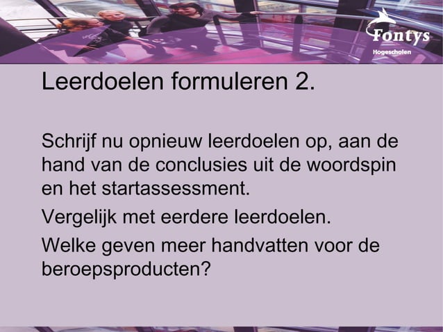 Lesdag 2 pop en pap ontwikkeling | PPT