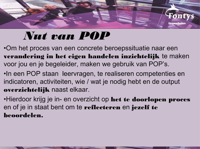 Lesdag 2 pop en pap ontwikkeling | PPT