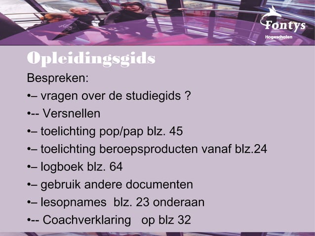 Lesdag 2 pop en pap ontwikkeling | PPT