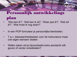 Lesdag 2 pop en pap ontwikkeling | PPT