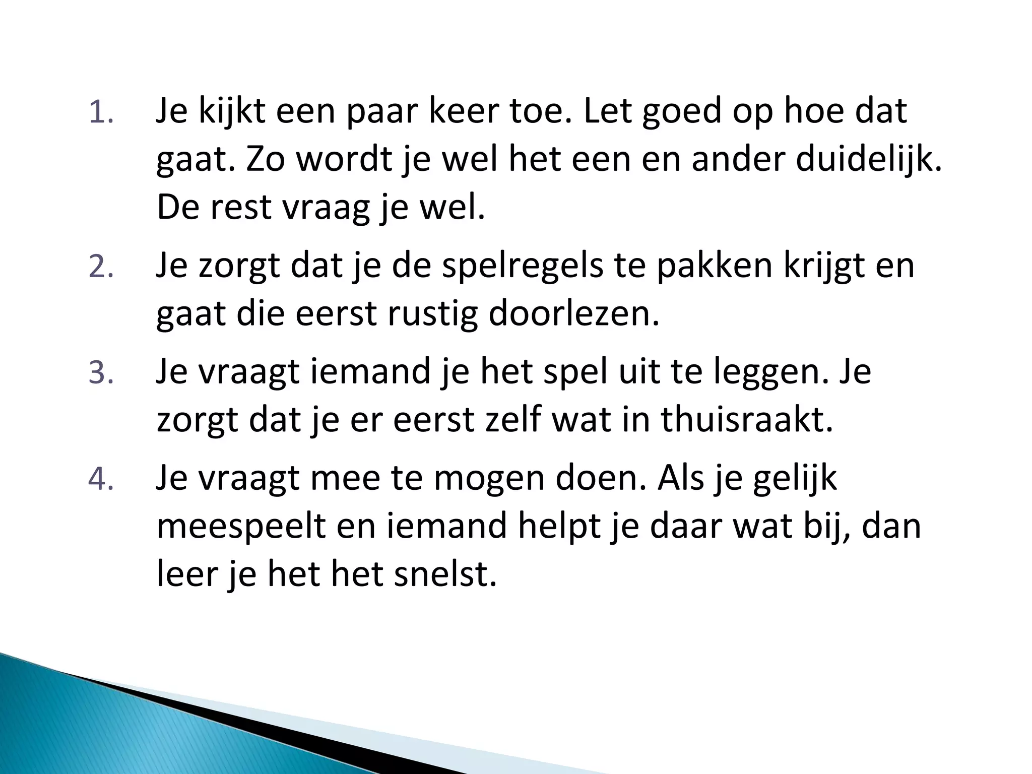 Lesdag 6 leercyclus en leerstijlen van kolb 2e concept | PPT
