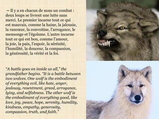 Les deux loups - The Two Wolves | PDF