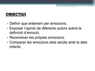 Les emocions | PPTX