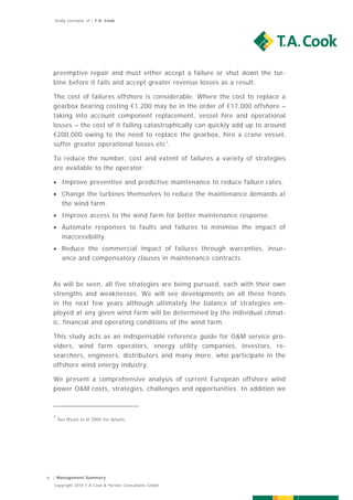 Extract | T.A. Cook Offshore Wind Maintenance Study | PDF | Power and ...
