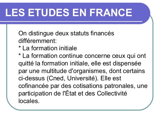 Etudes France