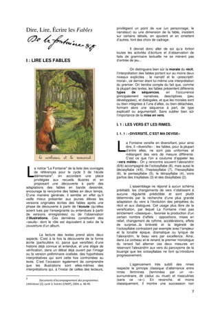 Les fables a l'école phillipe rocher_2010 | PDF