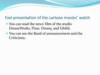 animated movies | PPTX