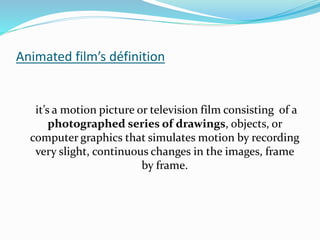 animated movies | PPTX