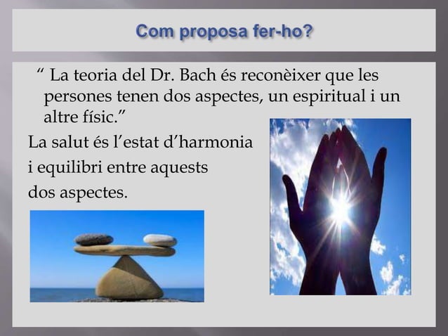 Les flors del Dr. Bach | PPTX