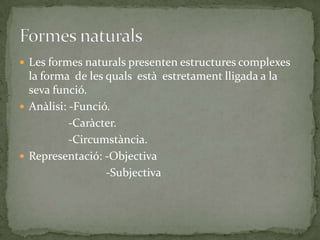 Les formes en la natura | PPTX