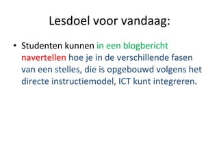 Lesgeven en begeleiden_met_behulp_van_ict_les_5 | PPT