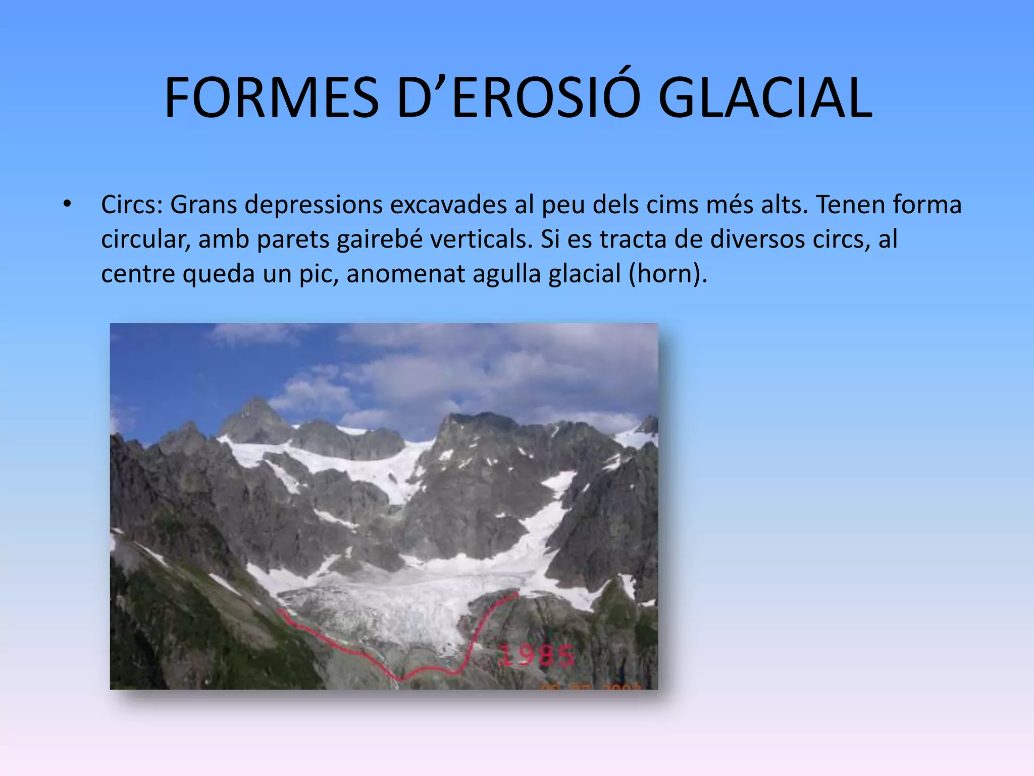 Les glaceres | PPTX