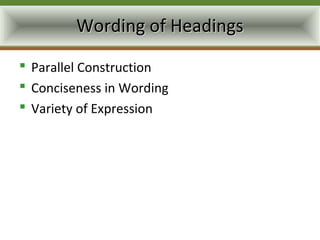 Lesikar report writing basics | PPT