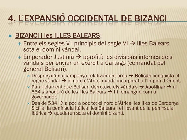 Les illes balears durant l’antiguitat tardana | PPT