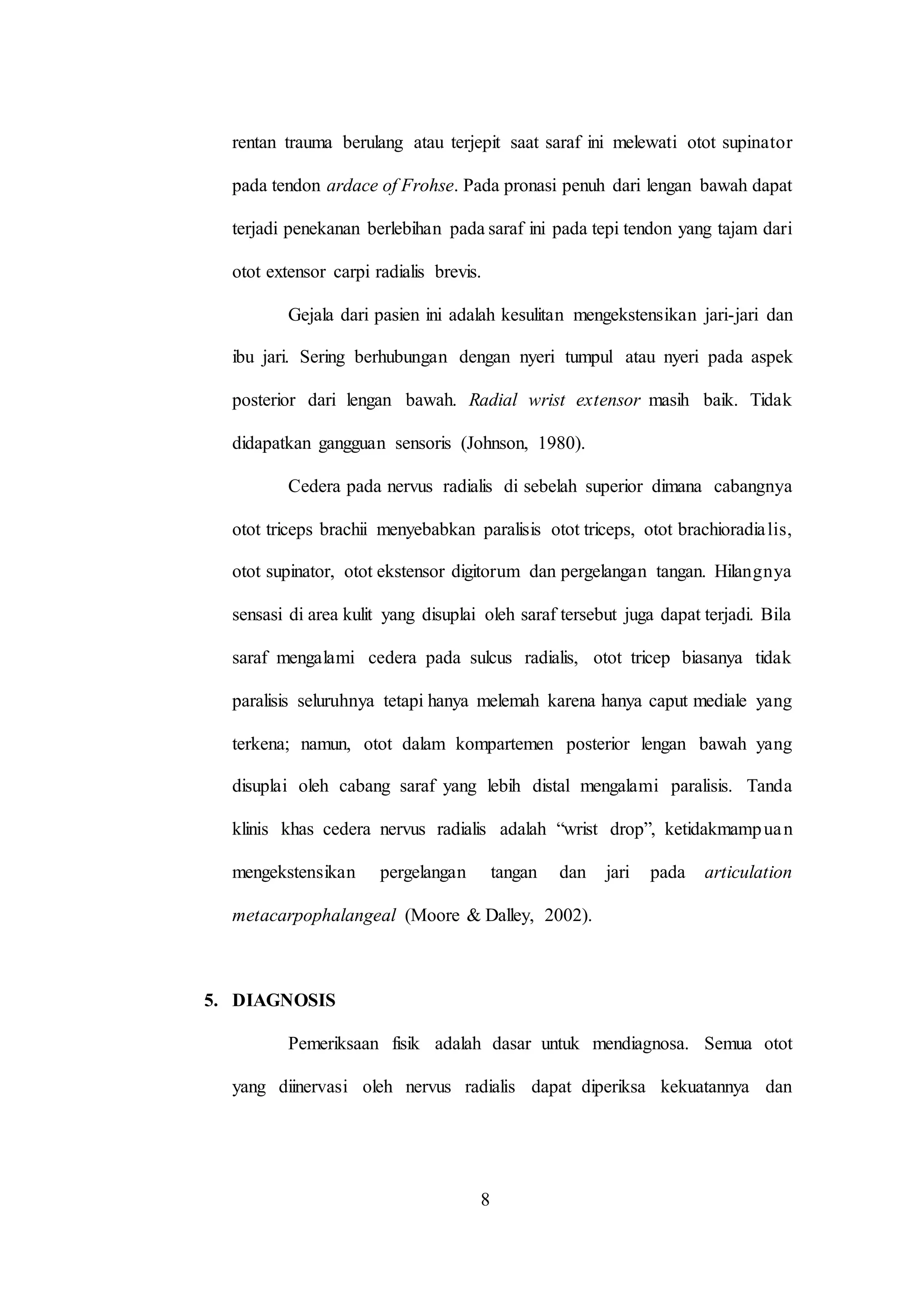 Lesi nervus radialis | DOCX