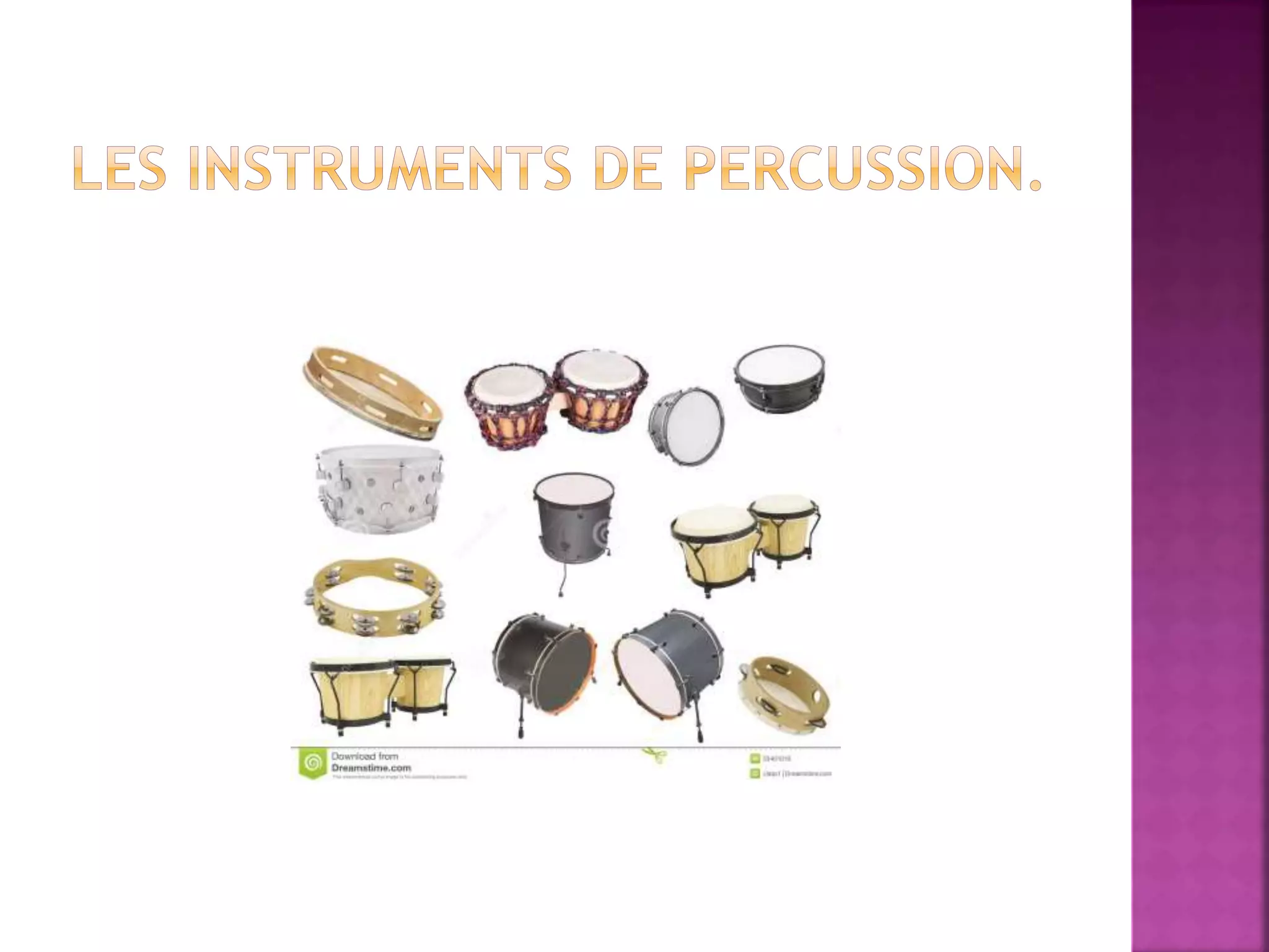 Les instruments musicals | PPTX