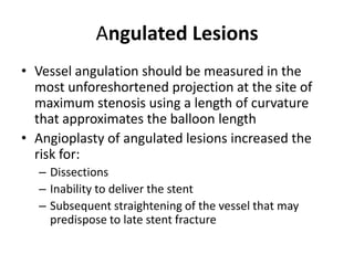 Lesion complexity | PPTX | Heart and Cardiovascular Diseases | Diseases ...