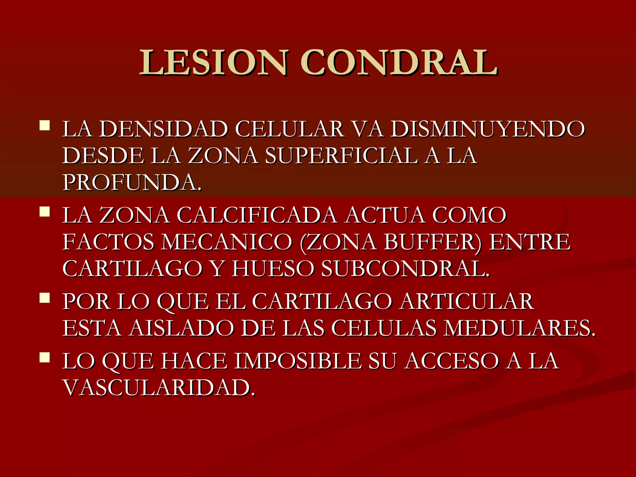 Lesion condral principios y clasificaciones | PPT
