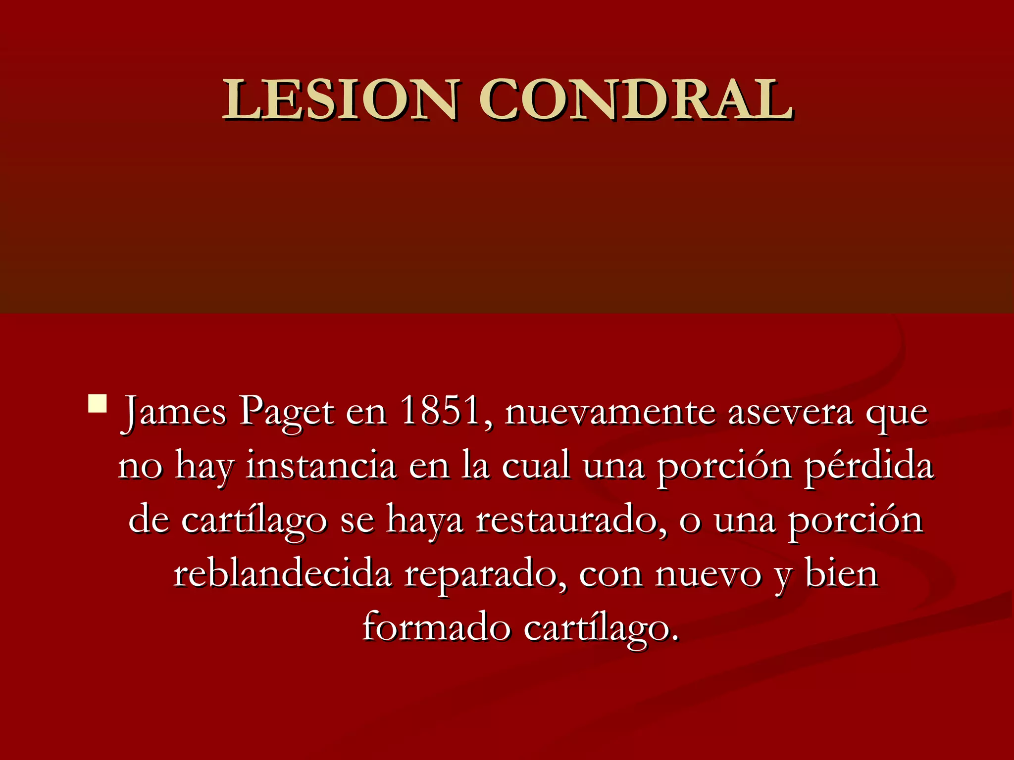 Lesion condral principios y clasificaciones | PPT