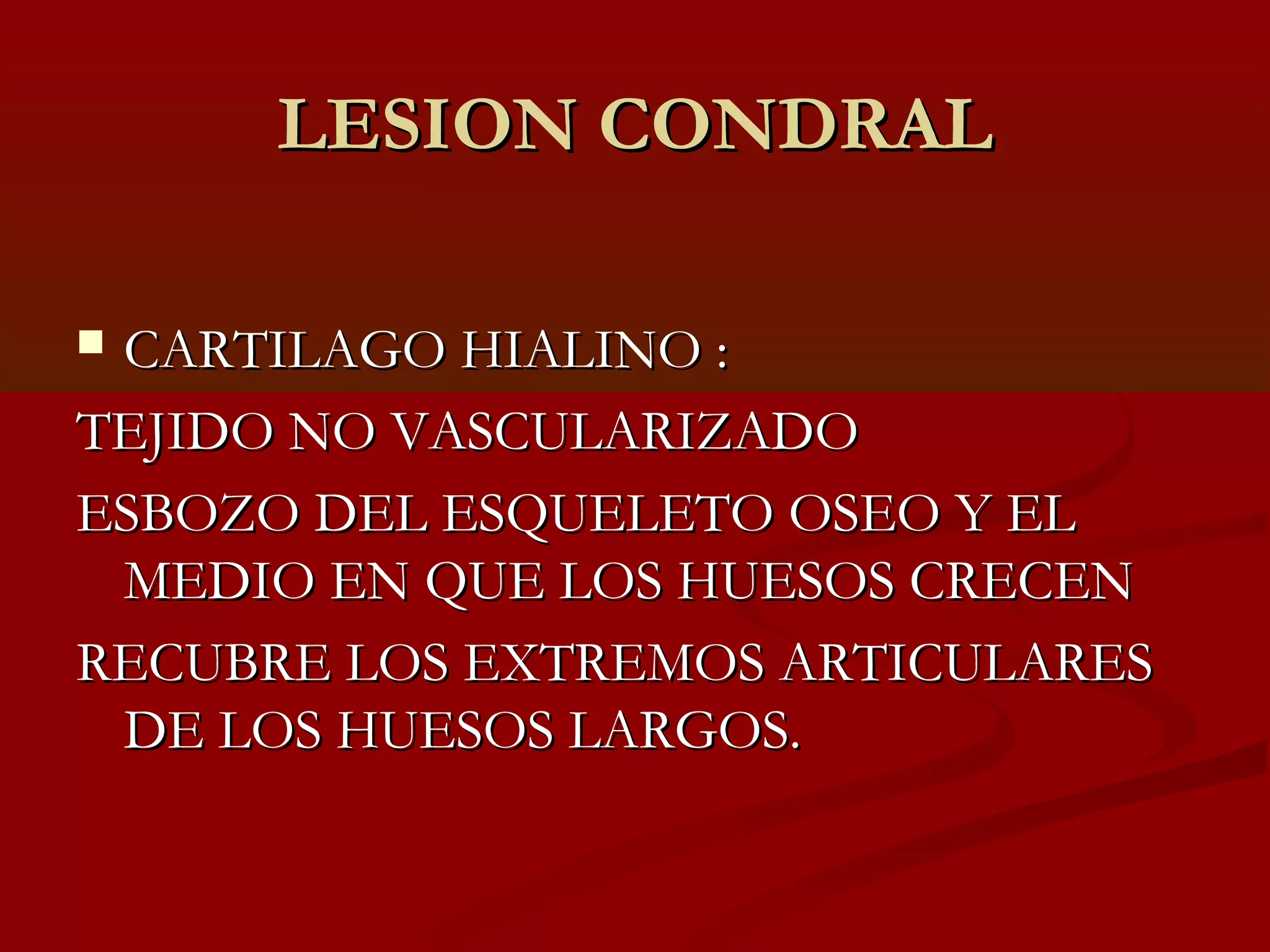 Lesion condral principios y clasificaciones | PPT